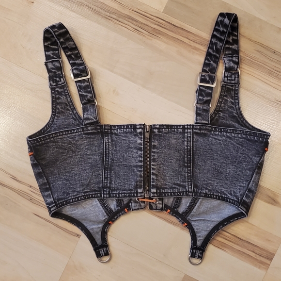 Dolls Kill | Tops | Rare Unreleased Darker Wavs Sample Fader Corset In ...